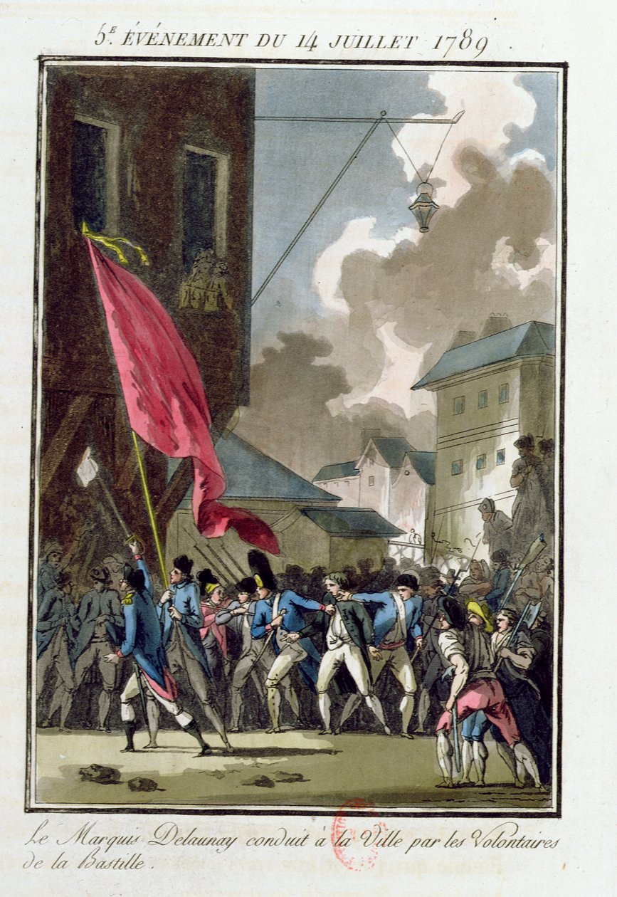Marquis Bernard Rene Jordan de Launay (1740-89) Governor of the ...