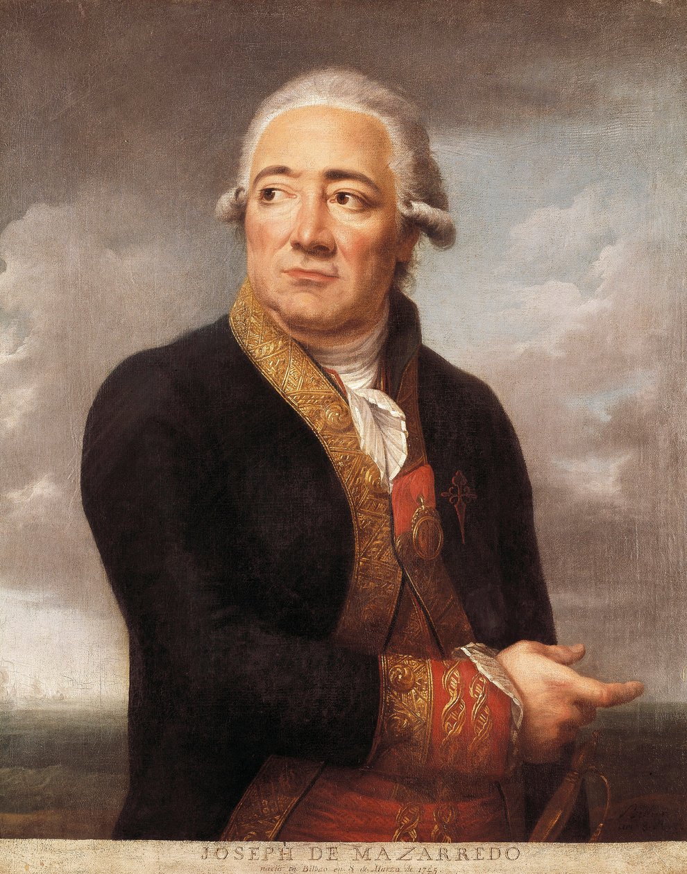 Portrait of Spanish Admiral Jose de Mazarredo Salazar