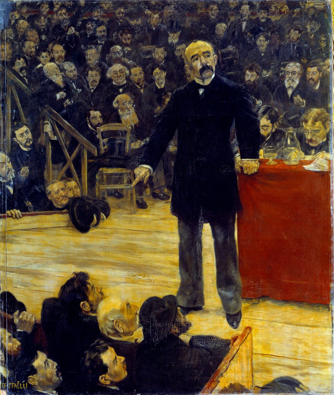 Georges Clemenceau Giving a Speech at the Fernando Circus