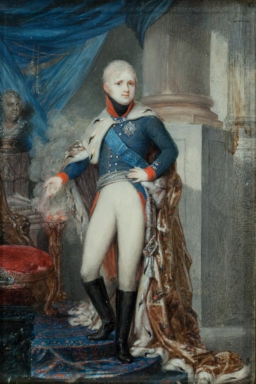 Portrait of Emperor Alexander I, Early 1800s by Jean Gerin