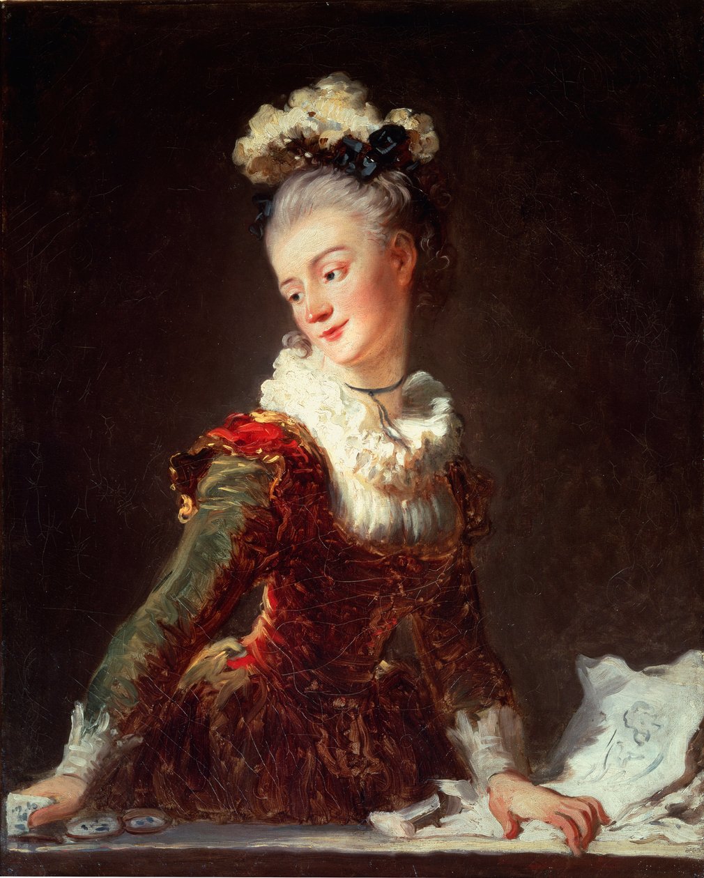 Portrait of Marie Madeleine Guimard, First Dancer of the Opera, circa 1769