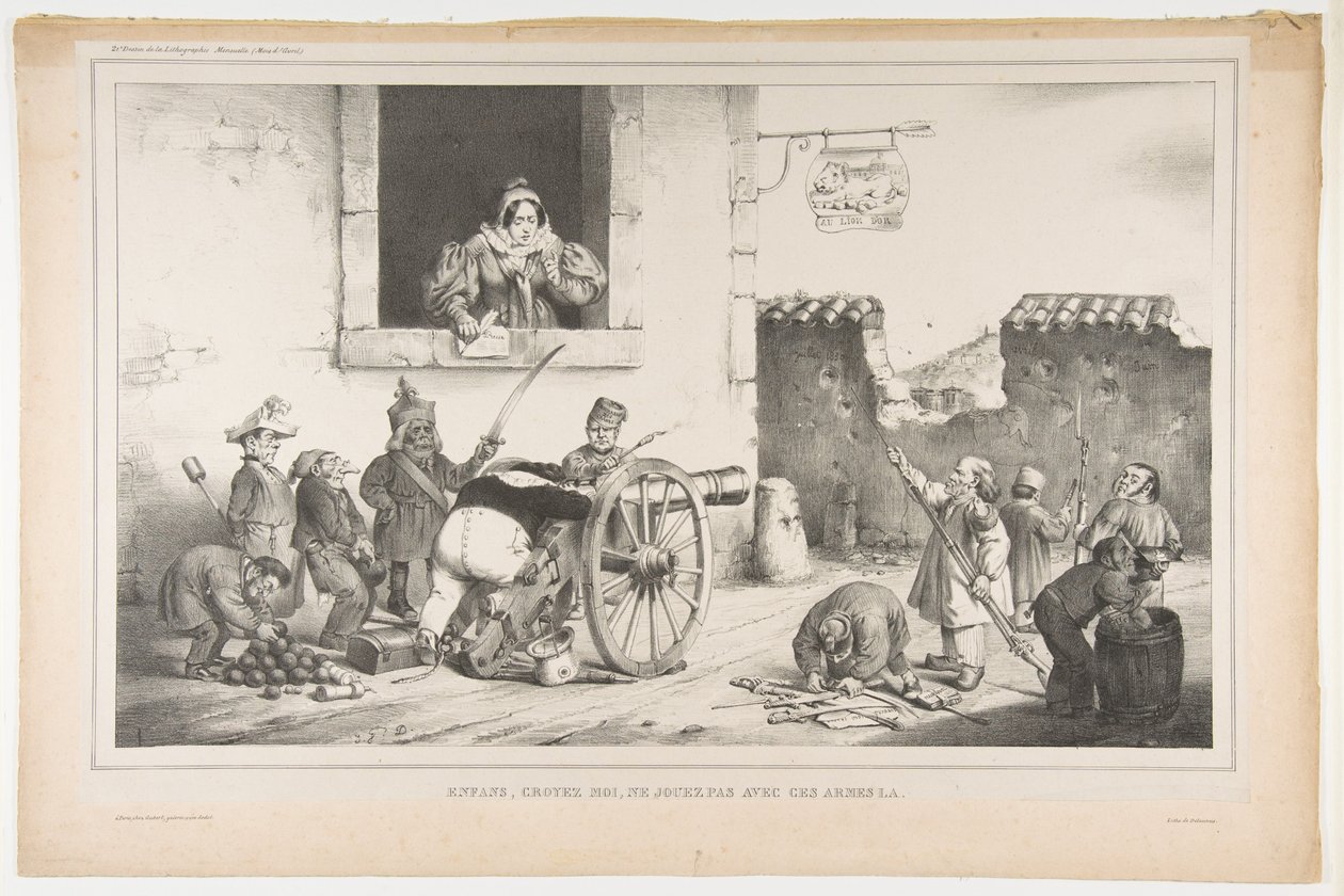 Children, Obey Me, Do Not Play With Those Weapons, April 1834