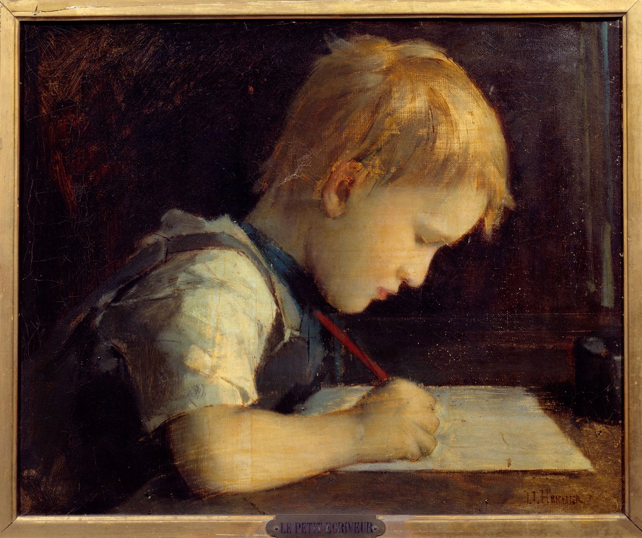 The little writer Paul Henner by Jean-Jacques Henner