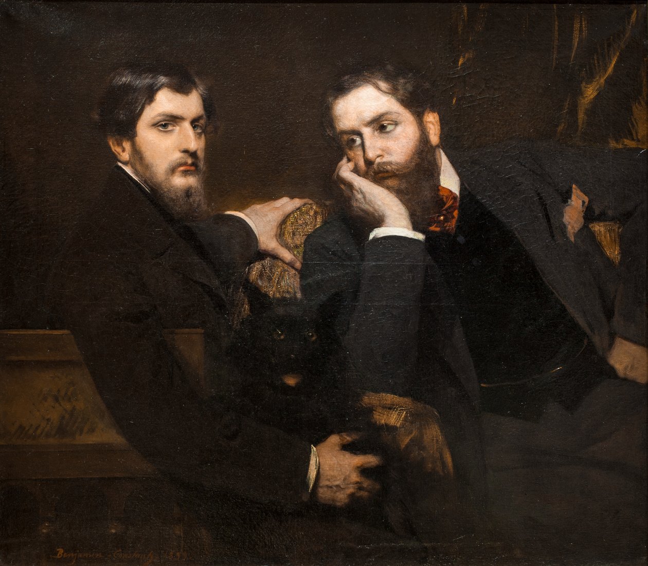 Portrait of My Two Sons by Jean Joseph Benjamin Constant