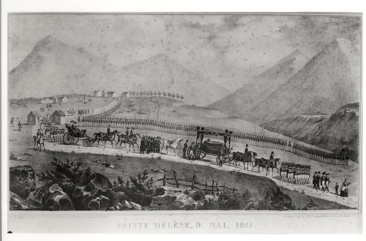 The Funeral Cortege of Napoleon Bonaparte at Saint Helena