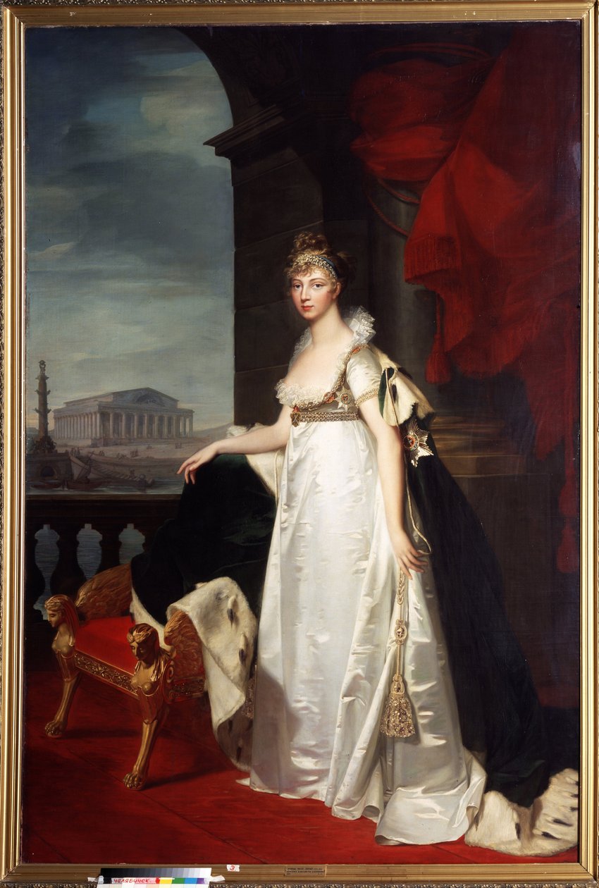 Portrait of Empress Elizabeth Alexeievna
