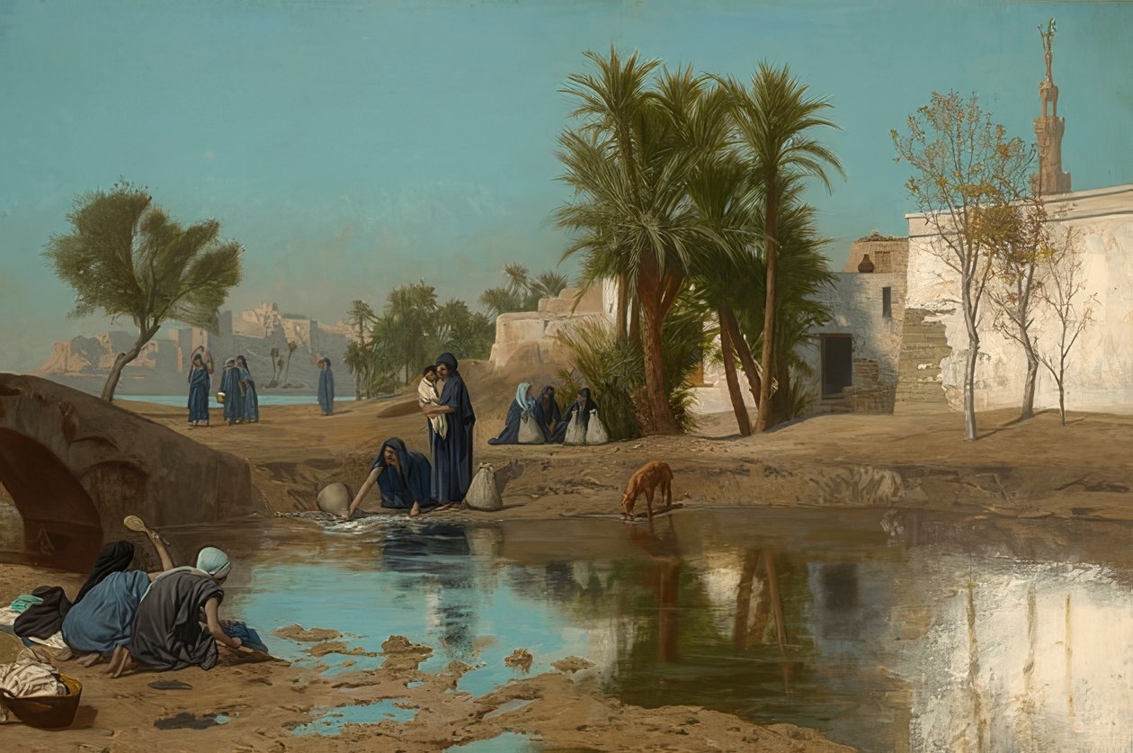 Fellahin Women Drawing Water by Jean Leon Gerome