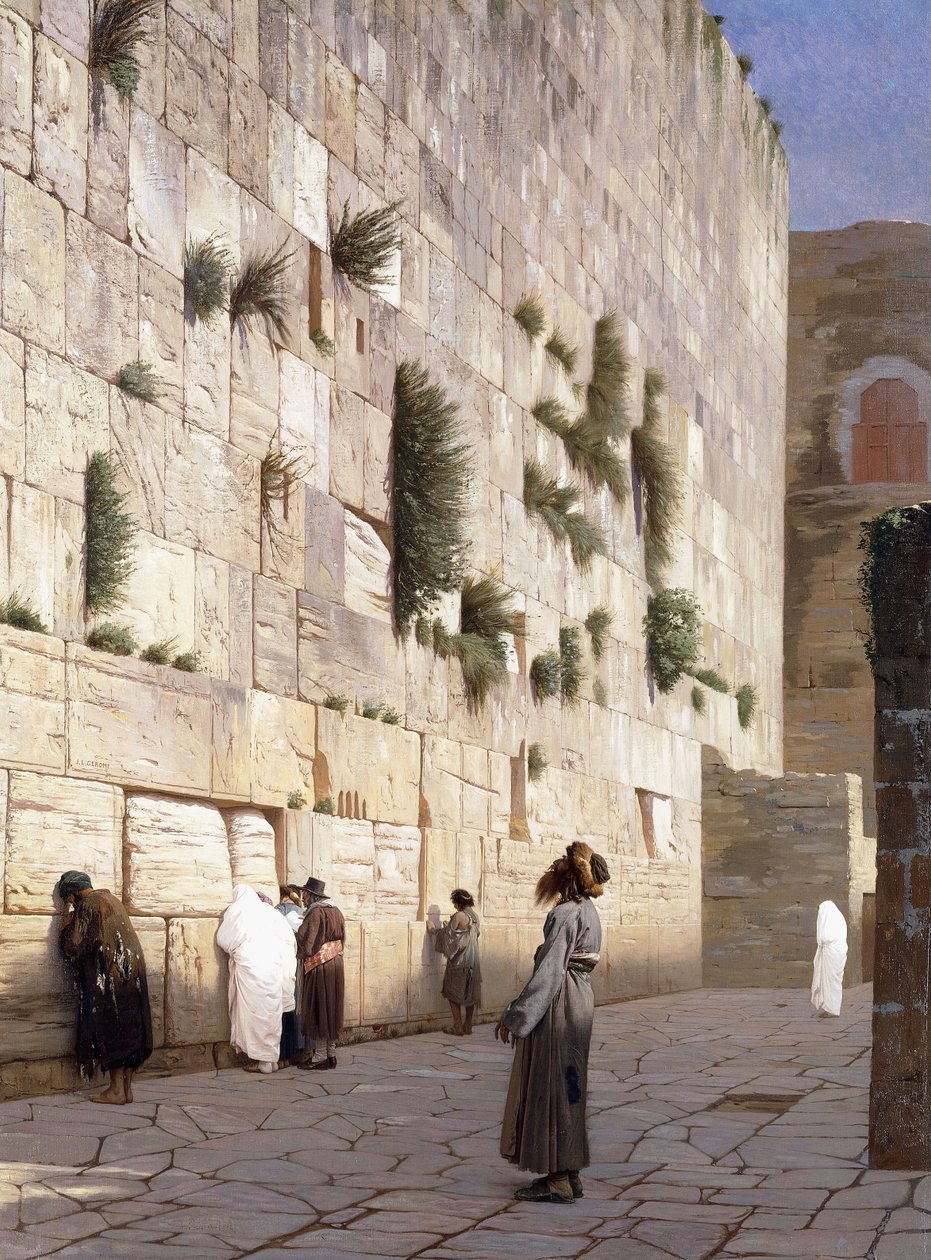 Solomon's Wall, Jerusalem by Jean Leon Gerome