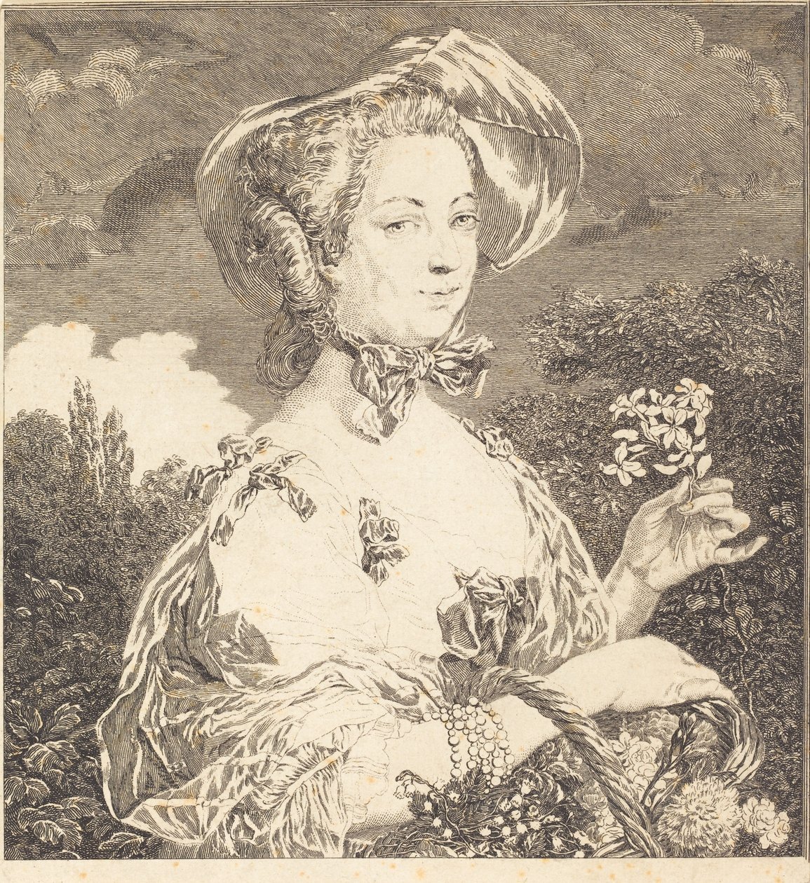 La Marquise de Pompadour en Belle Jardiniere