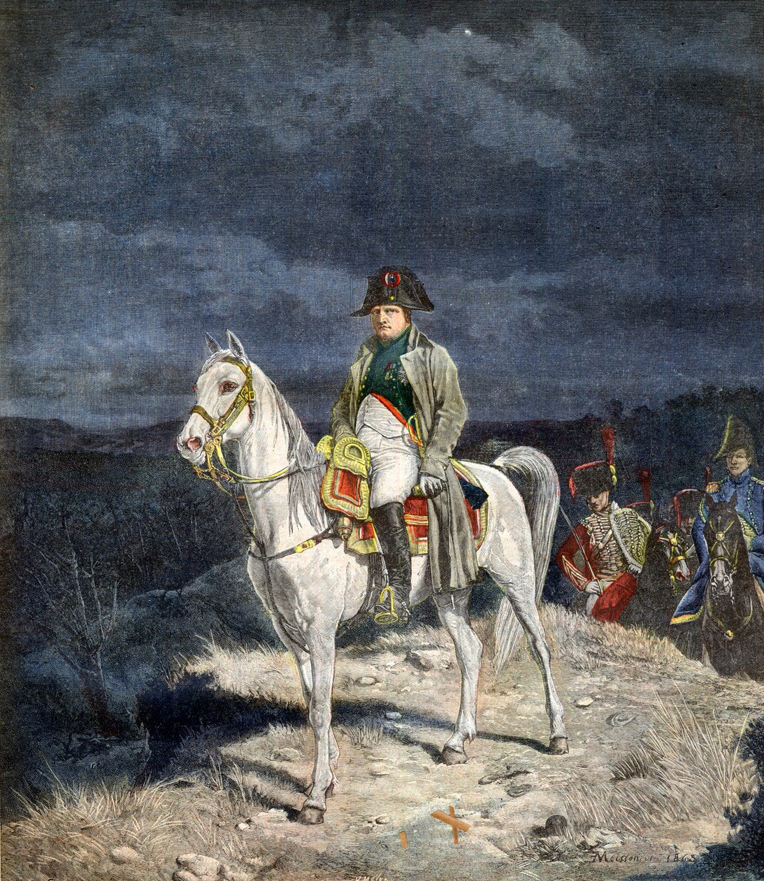 The Emperor Napoleon I of France on horseback 1814