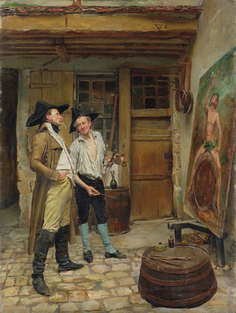 The Sign Painter, 1872 by Jean Louis Ernest Meissonier