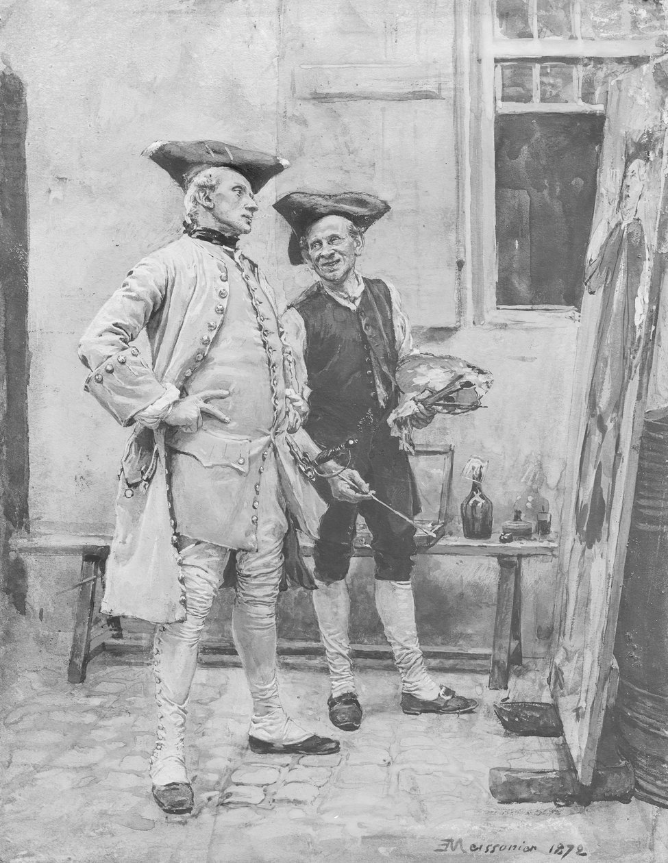 The Sign Painter by Jean-Louis Ernest Meissonier