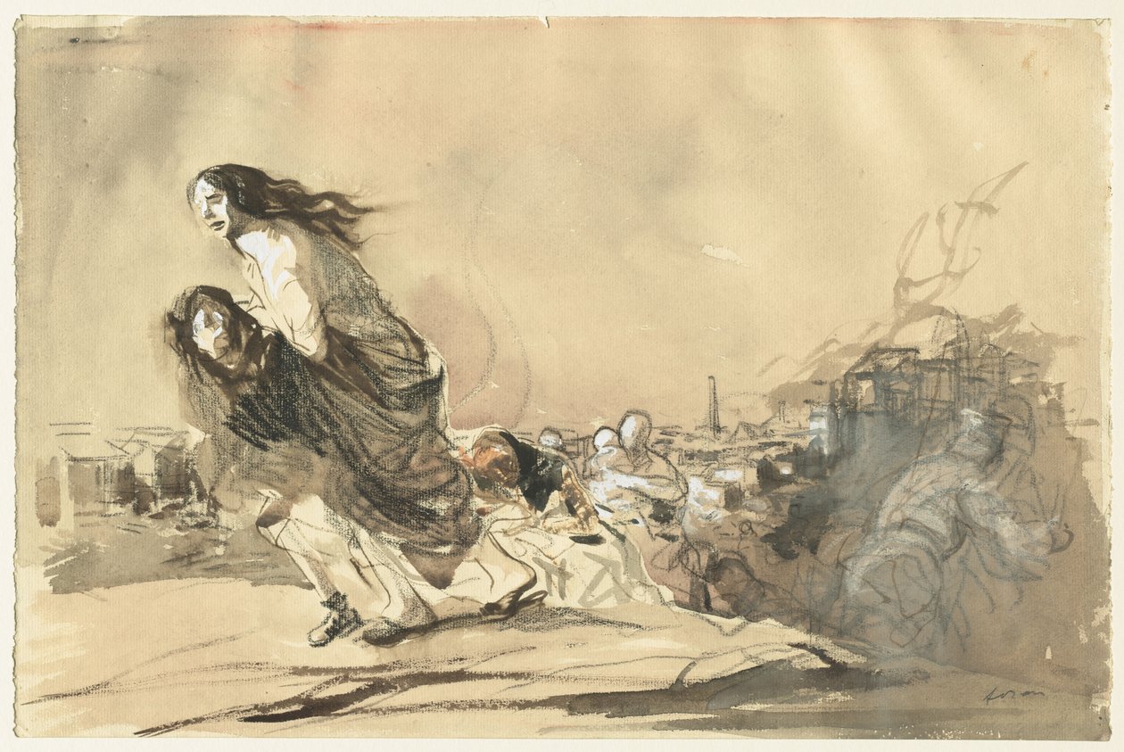The German troops received the formal order to spare private property