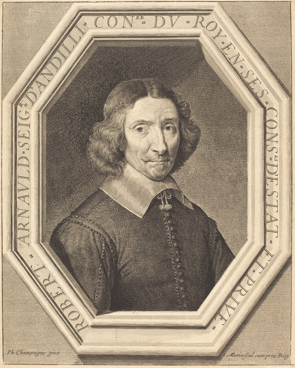 Arnauld d'Andilly by Jean Morin after Philippe de Champaigne