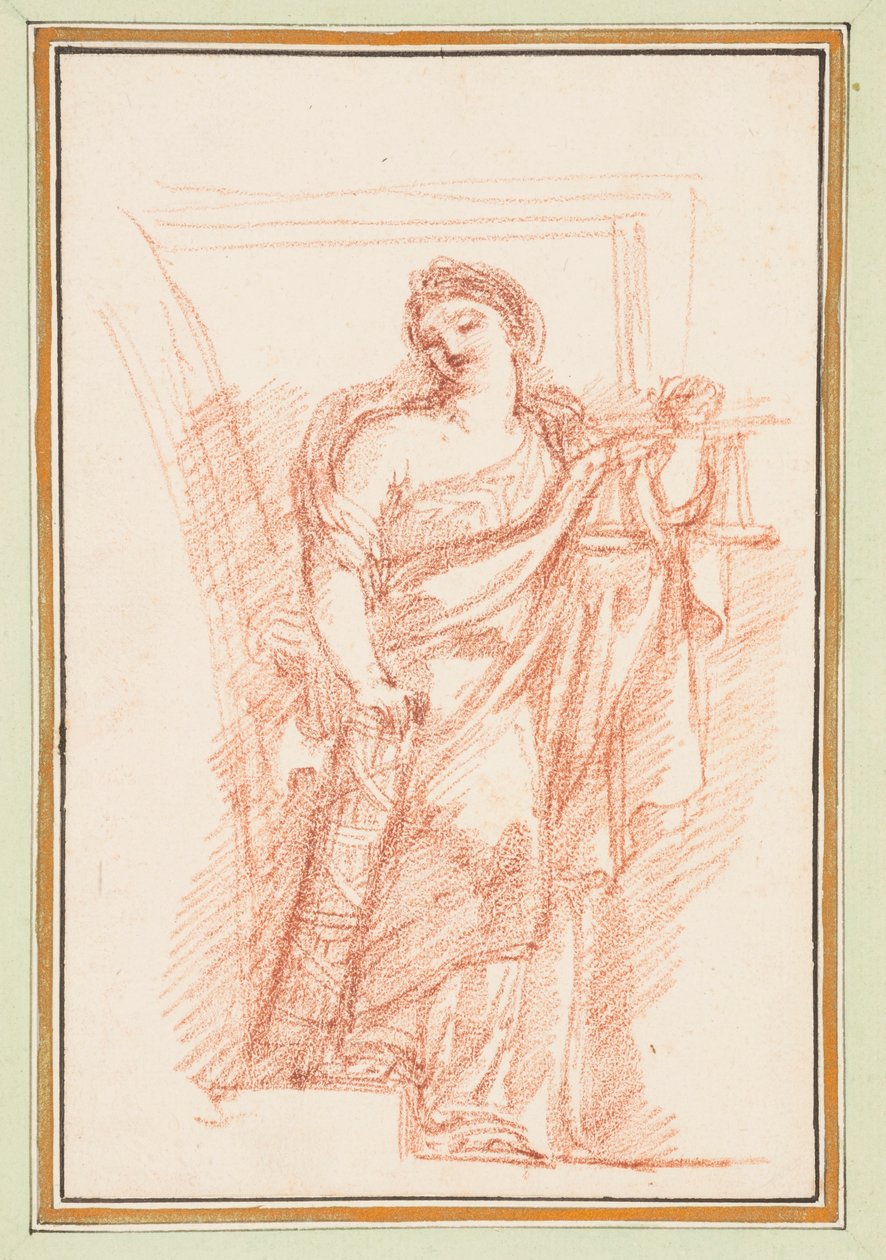 Allegorical Figure of Justice with Fasces