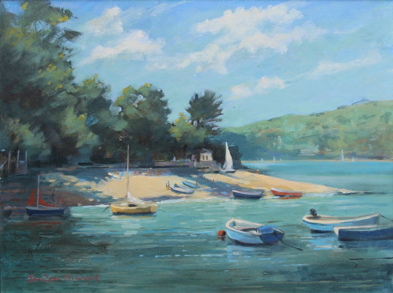 Fishermans Cove Salcombe, 2016 by Jennifer Wright