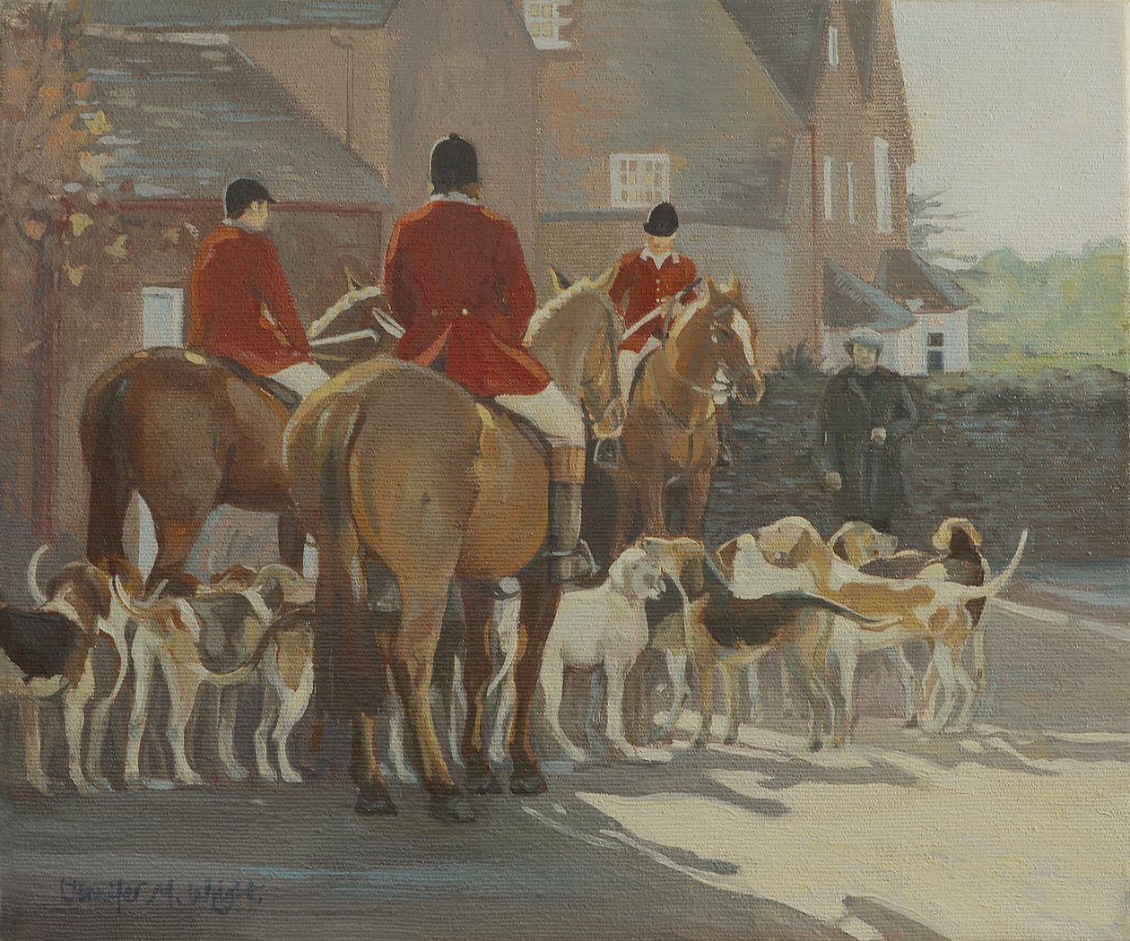 The Hunt Meet by Jennifer Wright: Buy fine art print