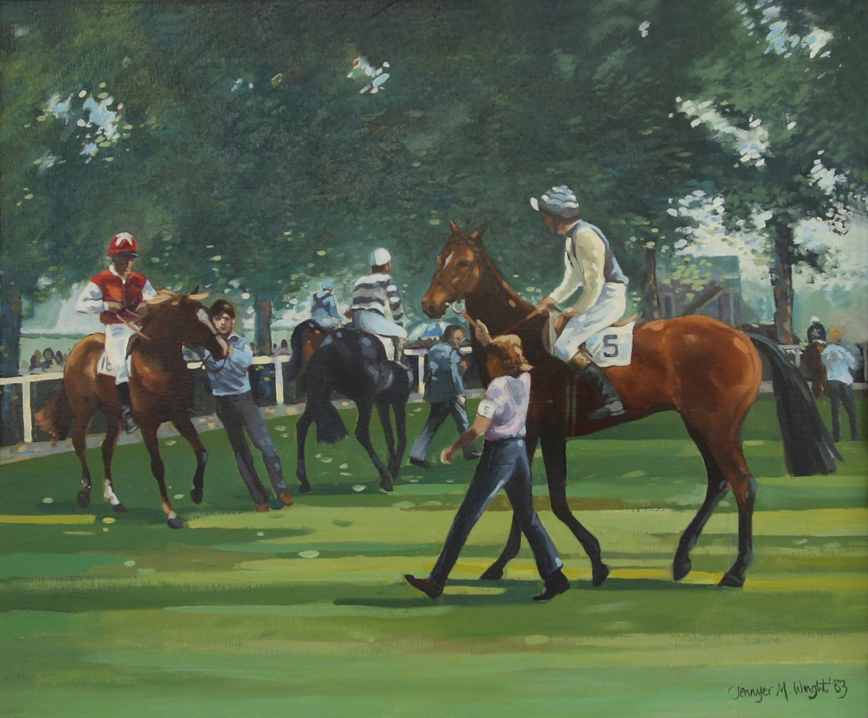 The Paddock, Windsor Races by Jennifer Wright