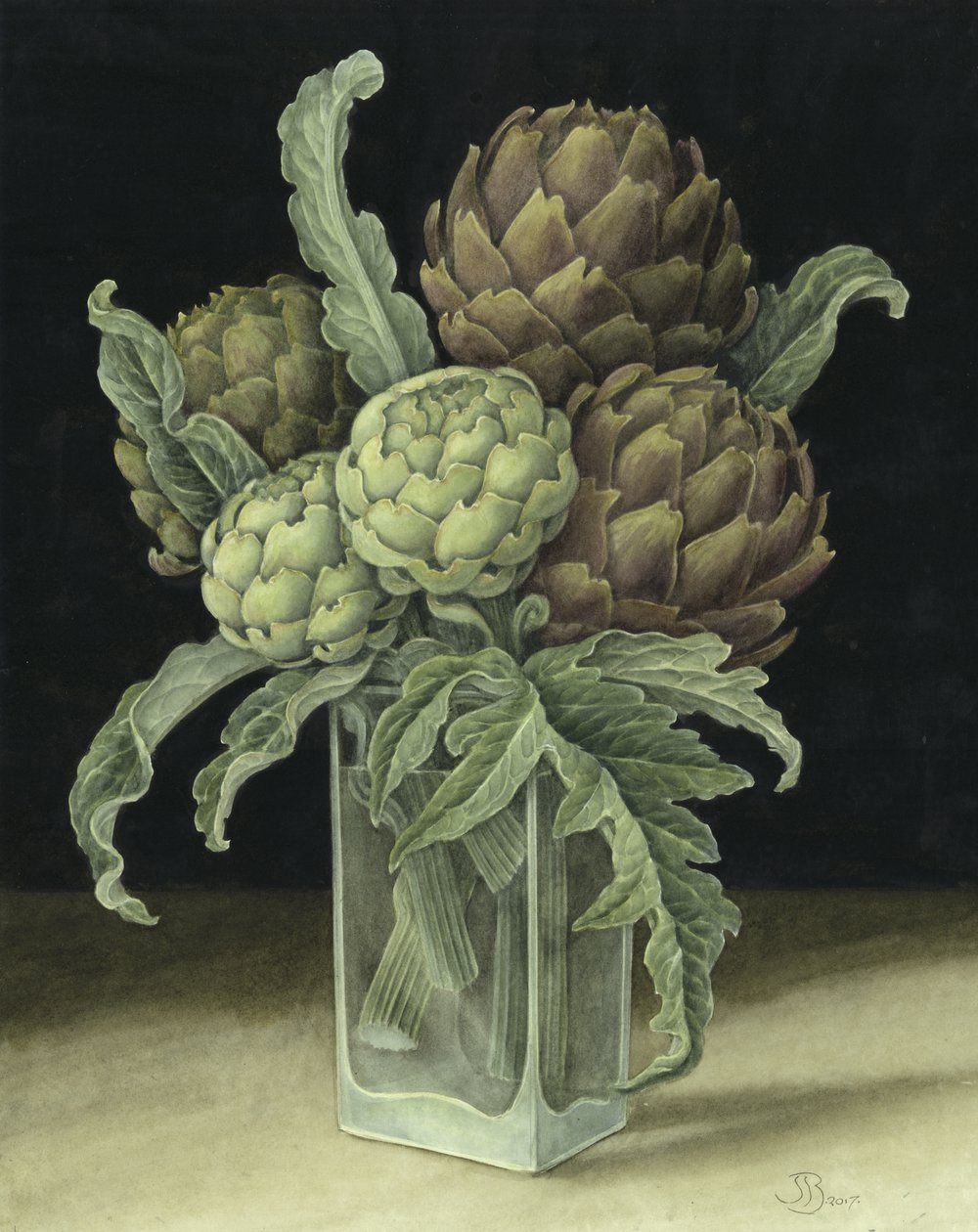 Artichoke by Jenny Barron: Highest-quality art reproduction