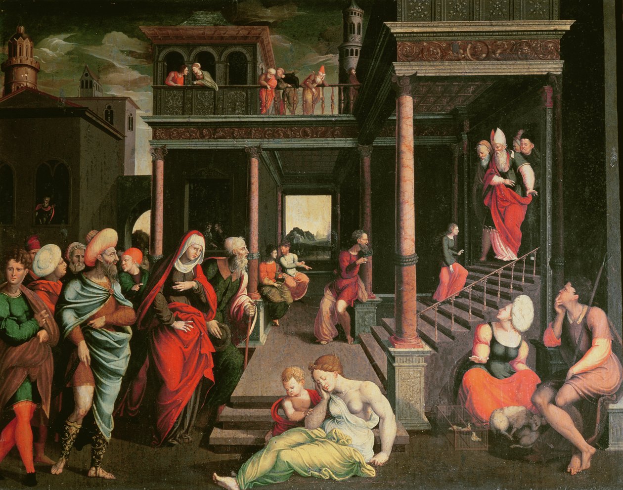 The Presentation in the Temple by Jeronimo Cosida y Ballejo