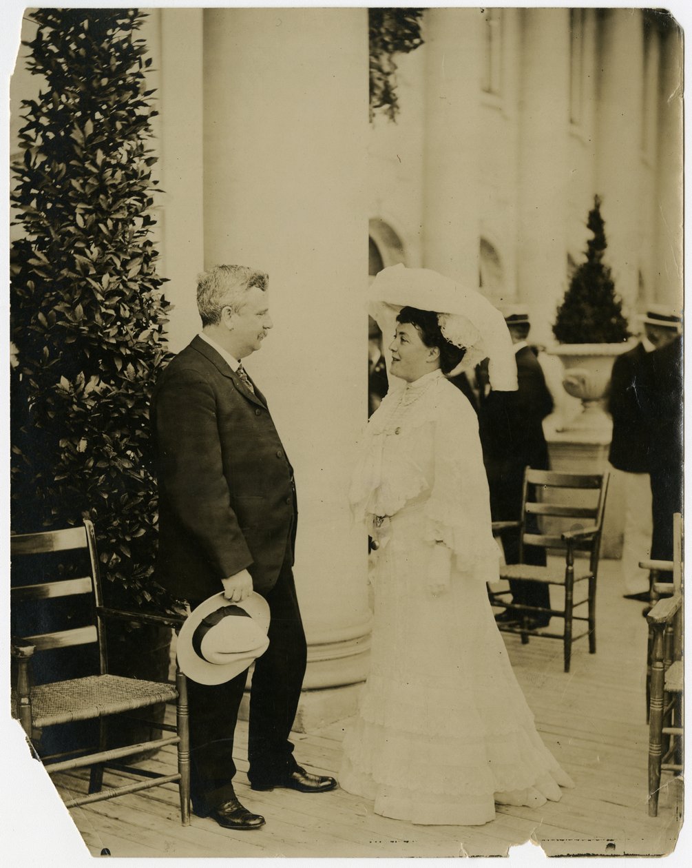 Mrs. Norman Mack, Gov. Odell, St. Louis Exposition 1903
