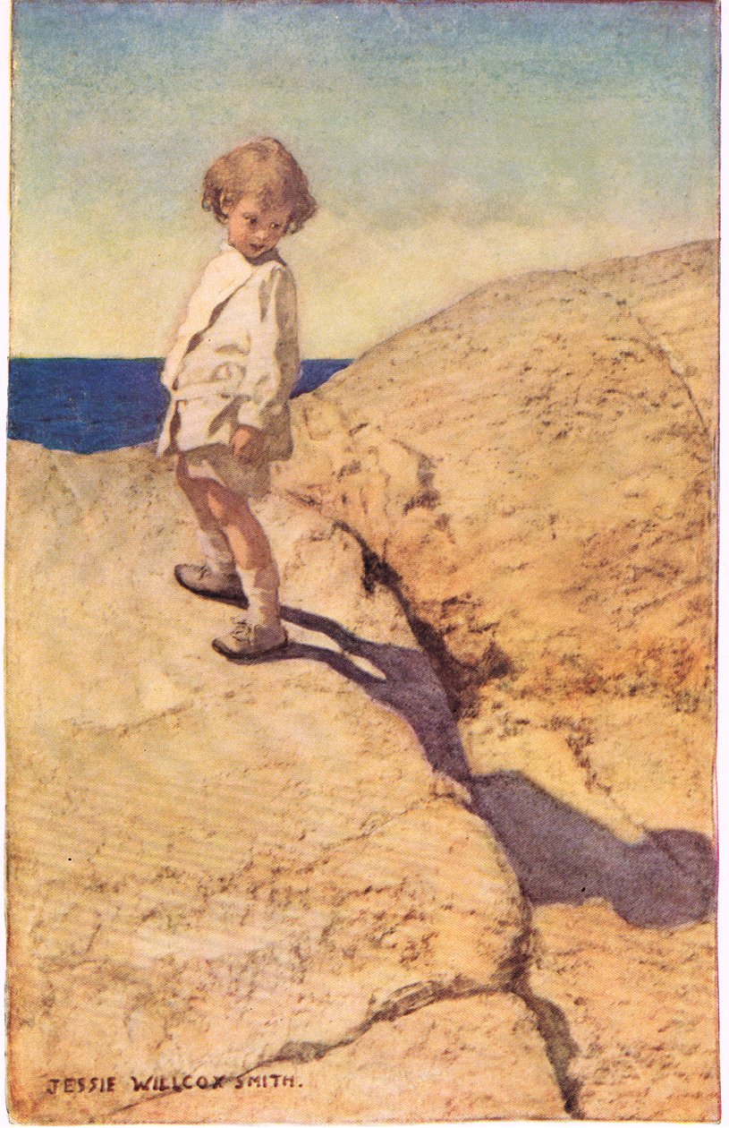 Child and their shadow, from 'A Child's Garden of Verses' by Robert ...