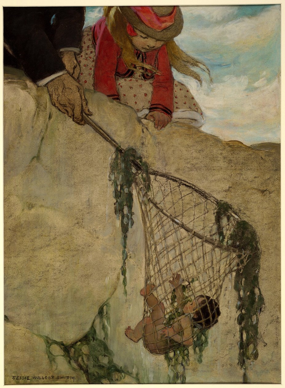 He felt the net very heavy, from The Water Babies by Charles Kingsley ...