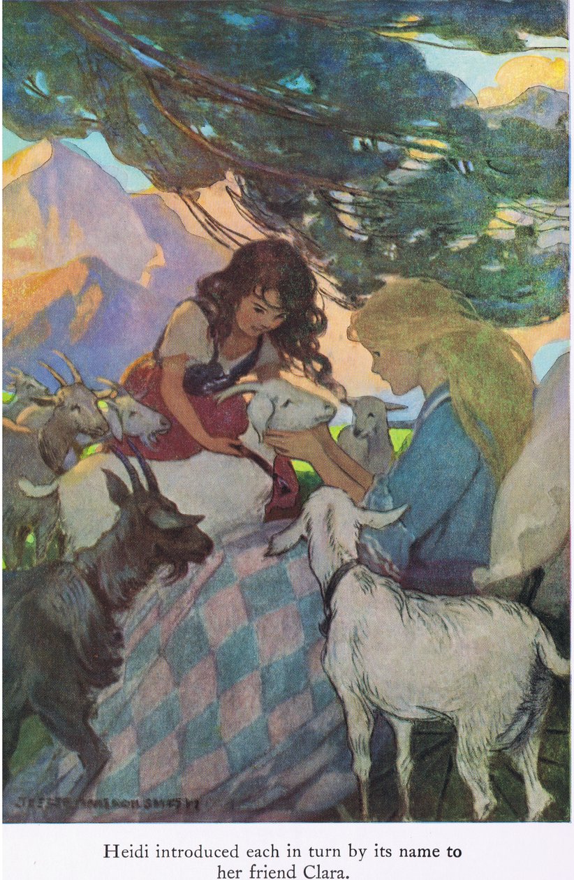 Heidi Introduced Each in Turn by Its Name to Her Friend Clara ...