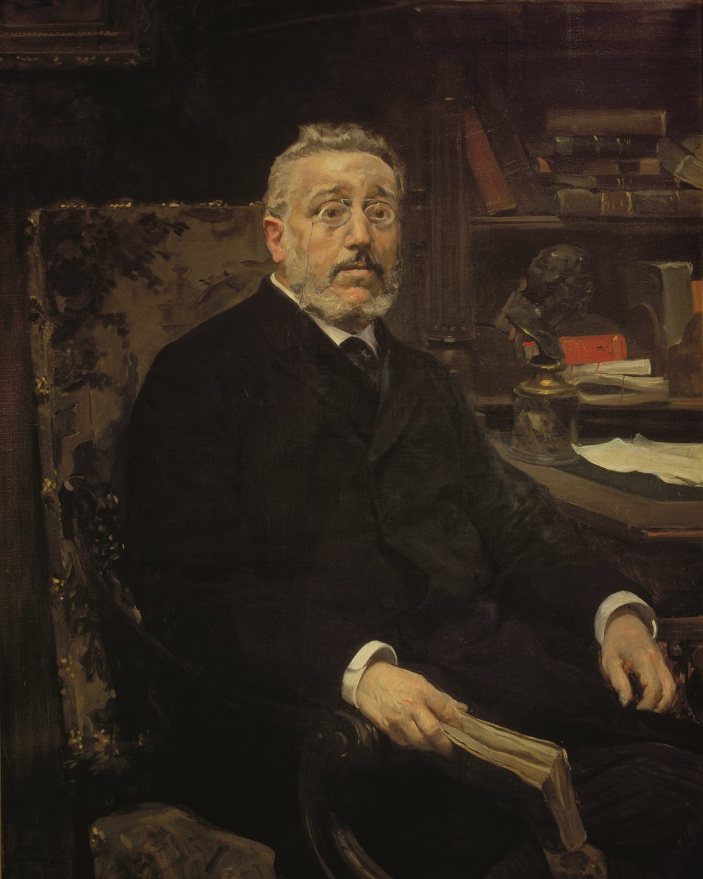 Portrait of Cristino Martos, Spanish politician