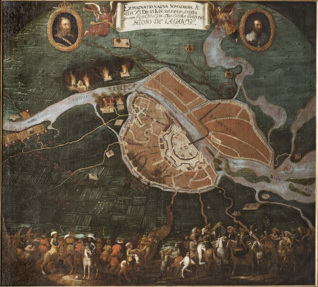 The Battle of Novgorod by Johan Hammer: Buy fine art print
