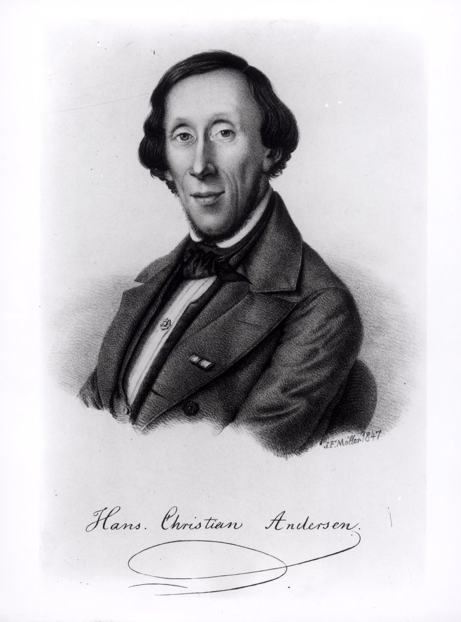 Portrait of Hans Christian Andersen