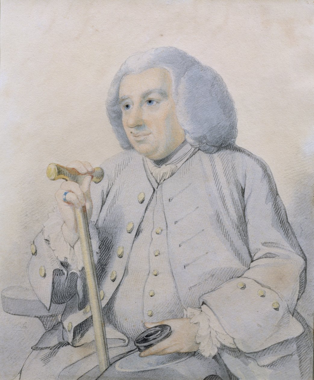 Sketch of the Portrait of Andrew Drummond