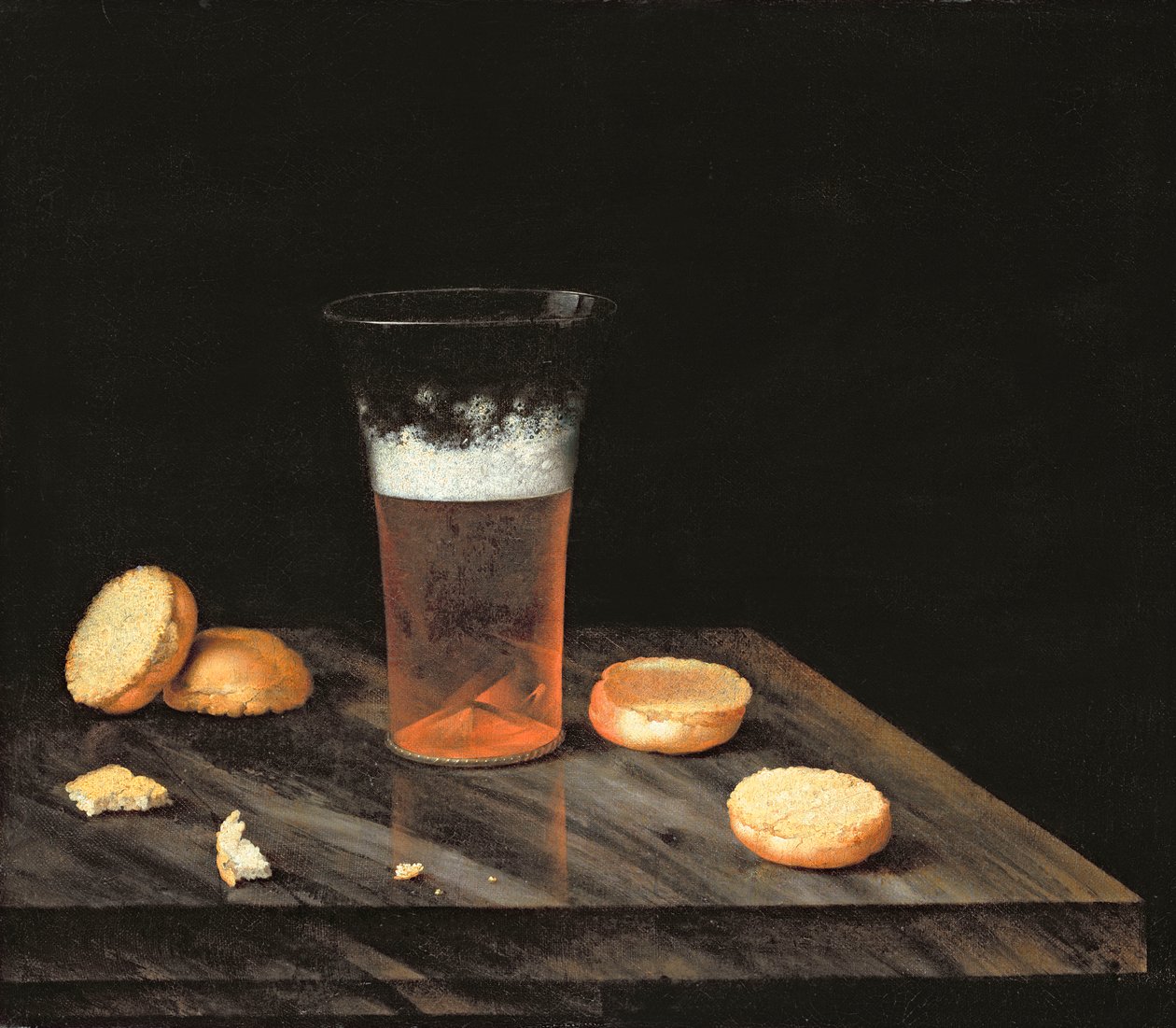 Still Life with Beer Glass by Johann Georg Hinz