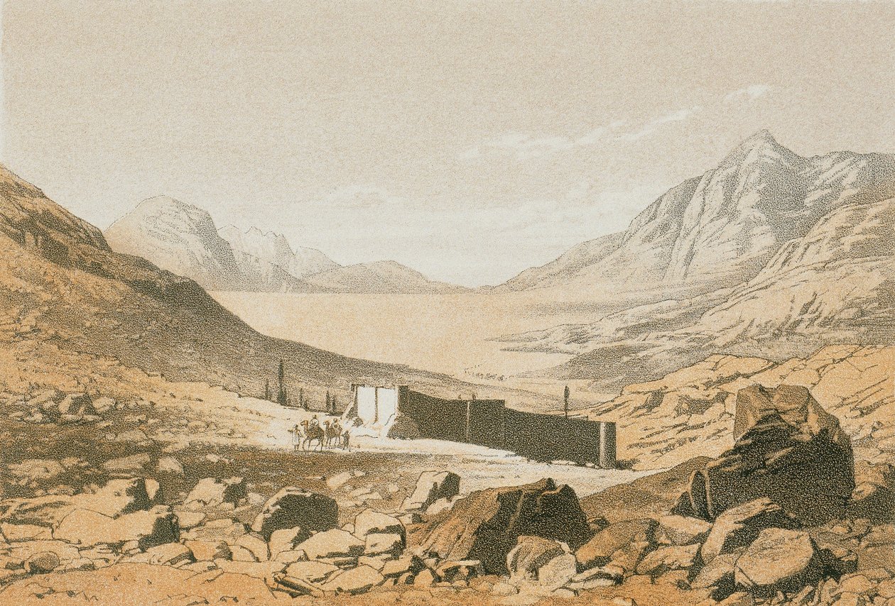 The Valley of Bostan by Johann Martin Bernatz