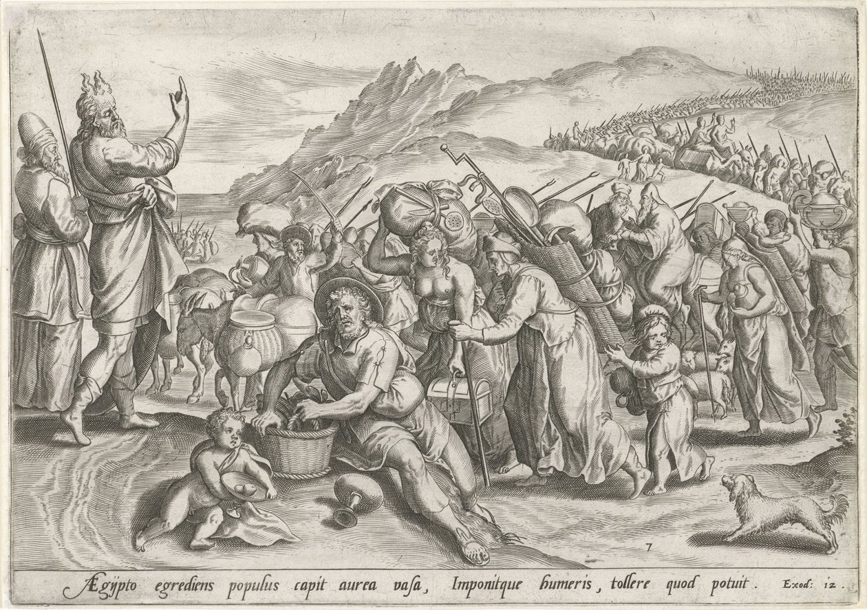 Exodus from Egypt (series: History of Moses before the Exodus, Historia ...