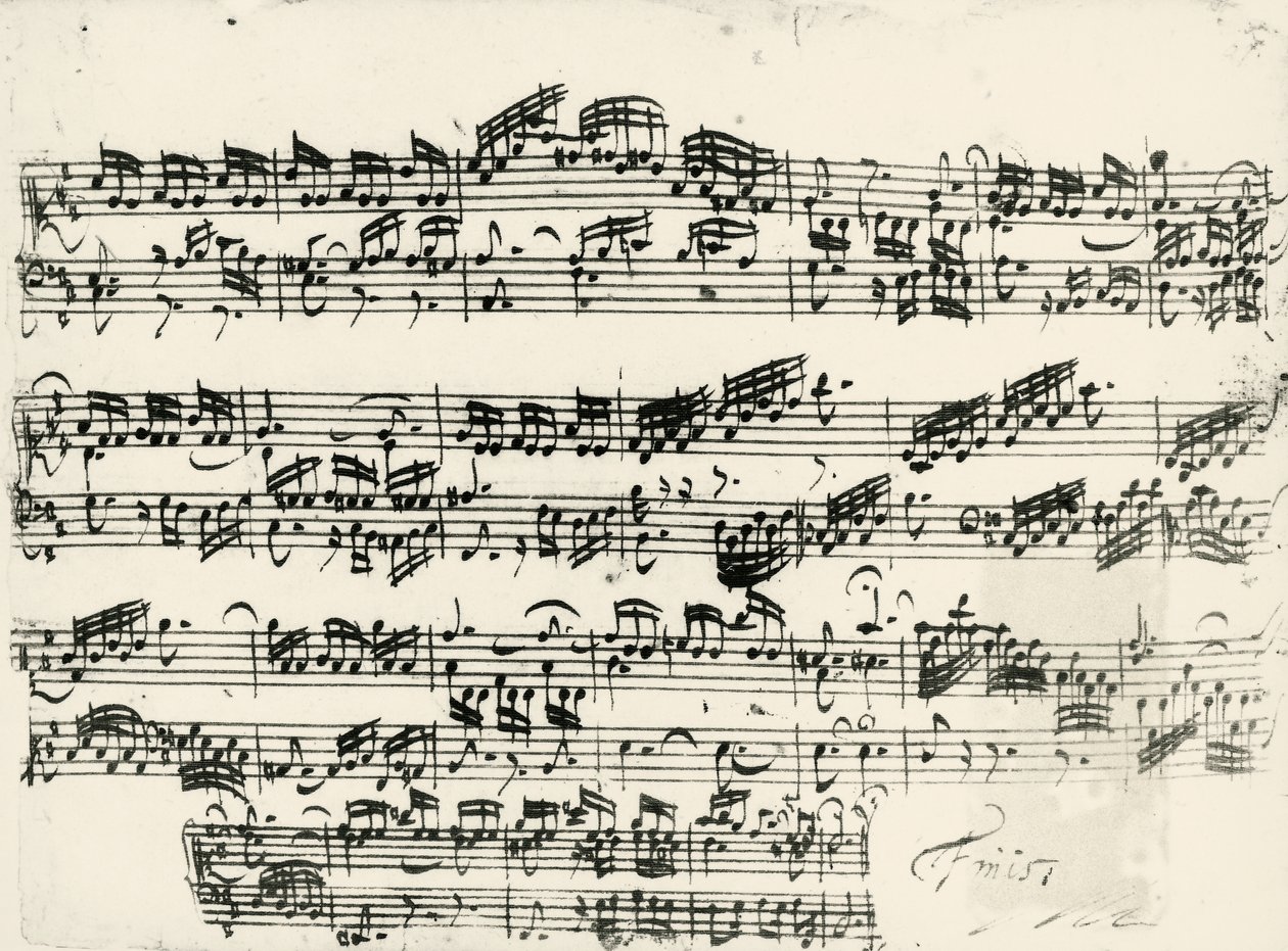 Score for 15 Inventions BWV 772-801, 2-part contrapuntal by Johann ...