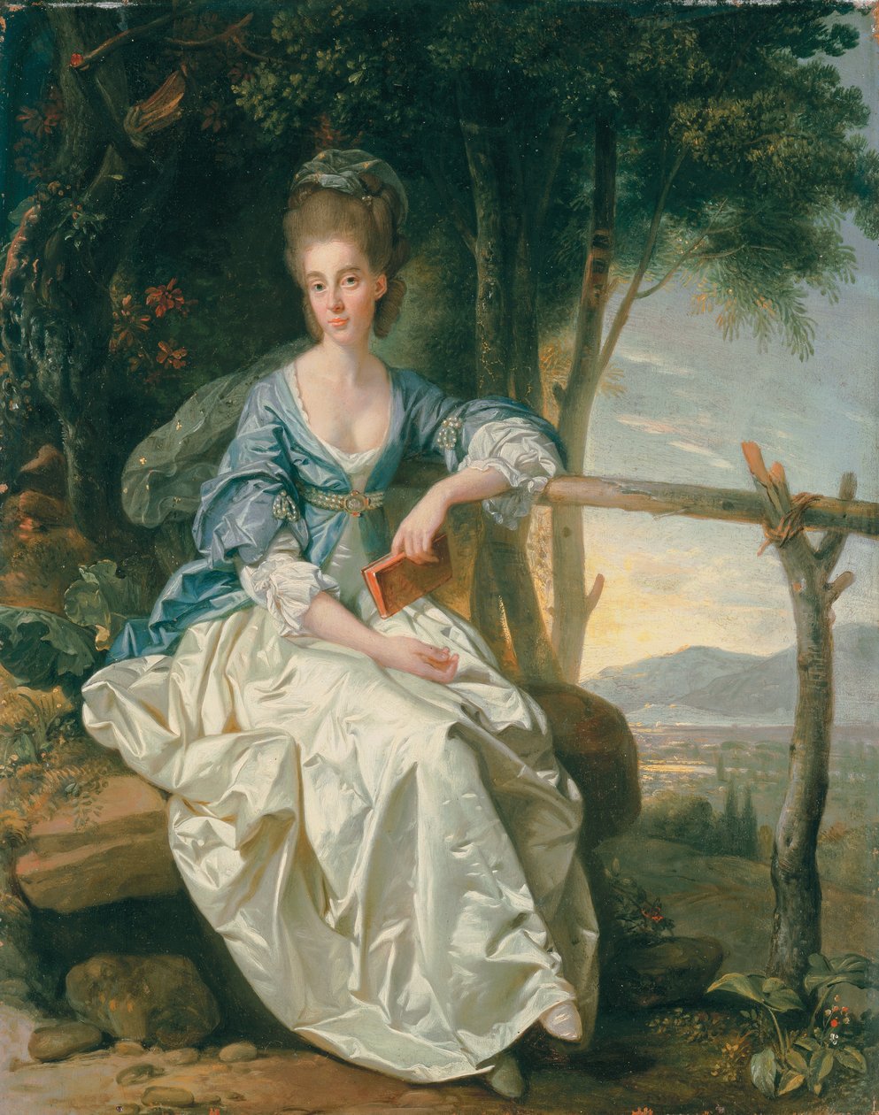 Portrait of Miss Matilda Cleveland in a Tuscan Landscape