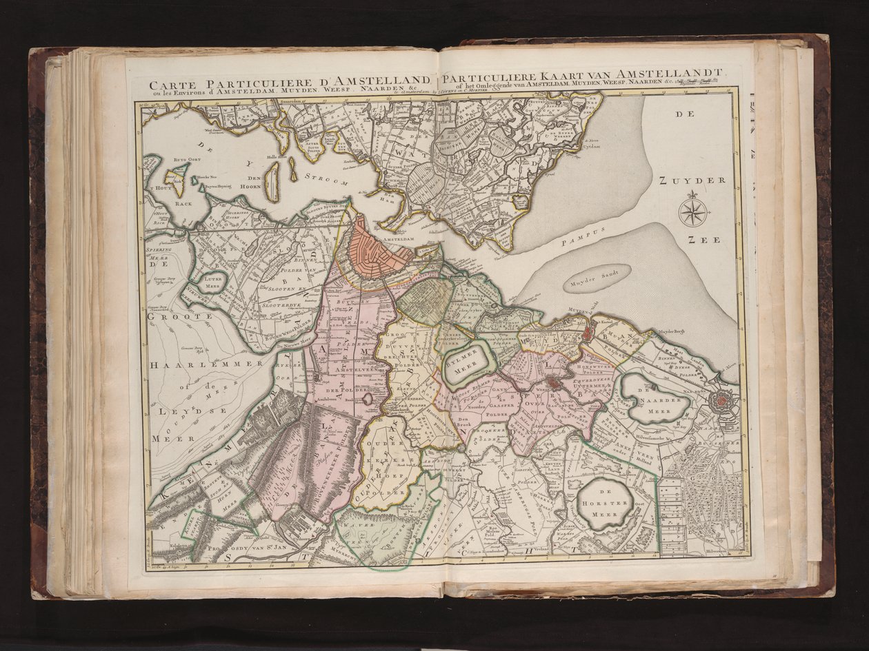 Particular Map of Amstelland, or the Surroundings of Amsterdam, Muyden ...
