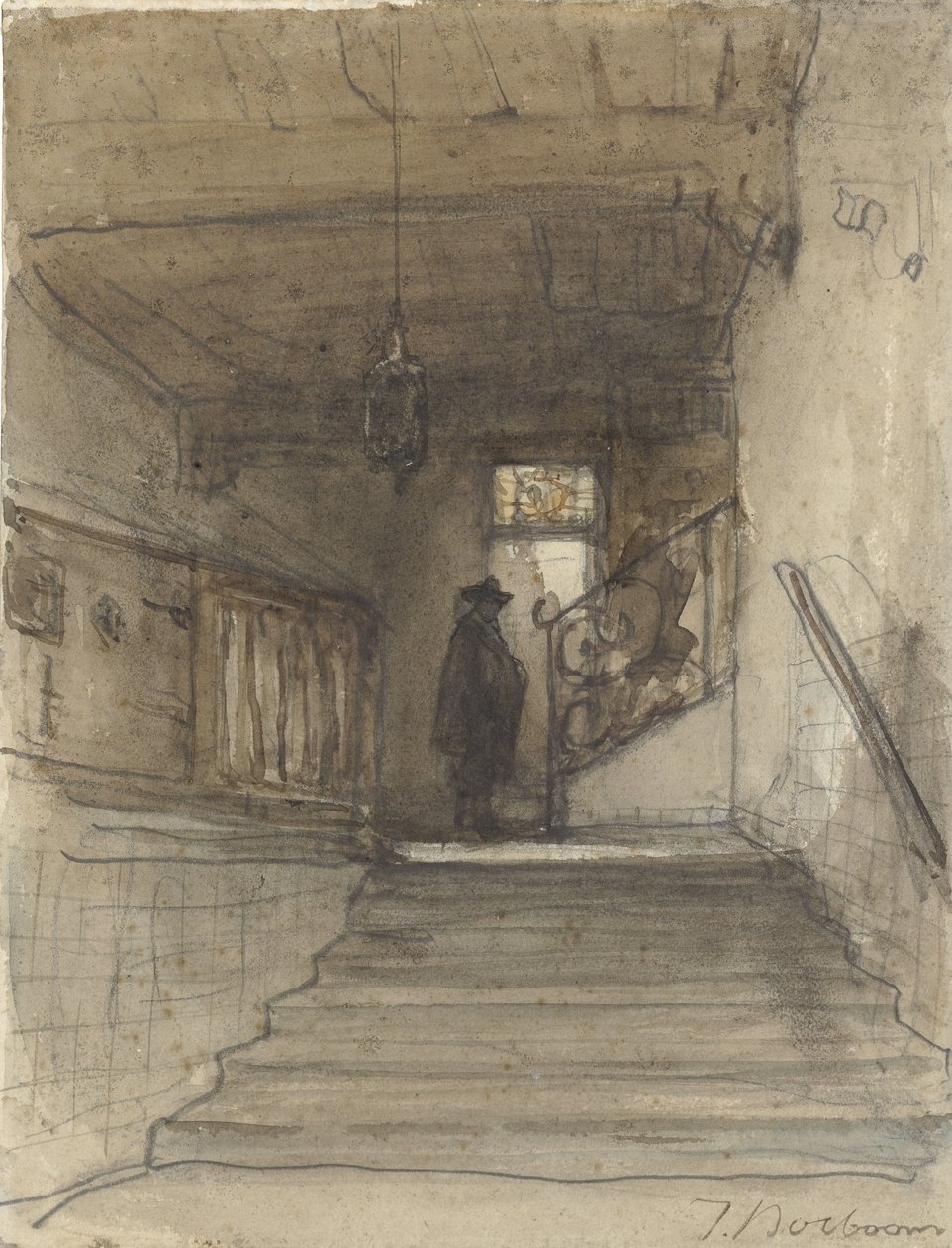 Staircase by Johannes Bosboom: Buy fine art print