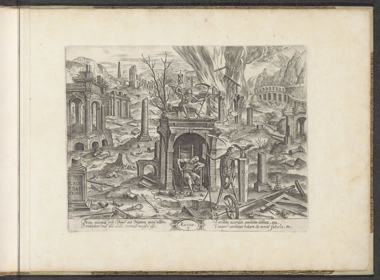 Age from 80 Years to Death; The Ruin (title on object: Ruyne) (series ...