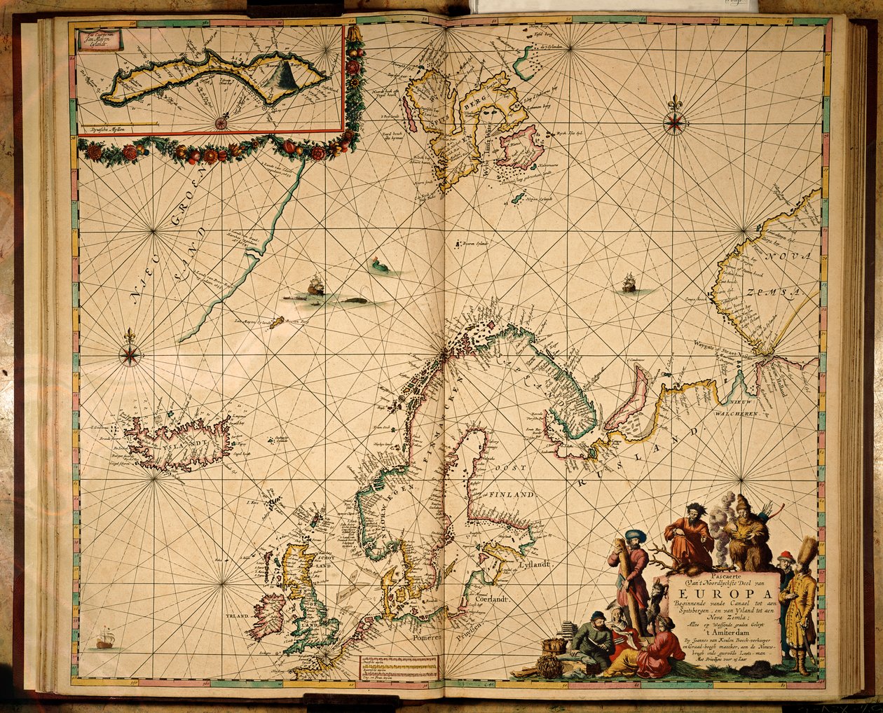 Map of Northern Europe by Johannes van Keulen