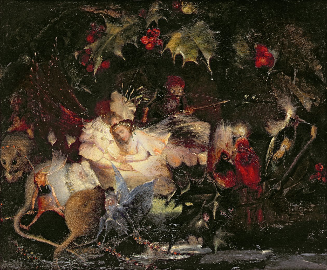 The Fairy Bower by John Anster Fitzgerald: Fine art print