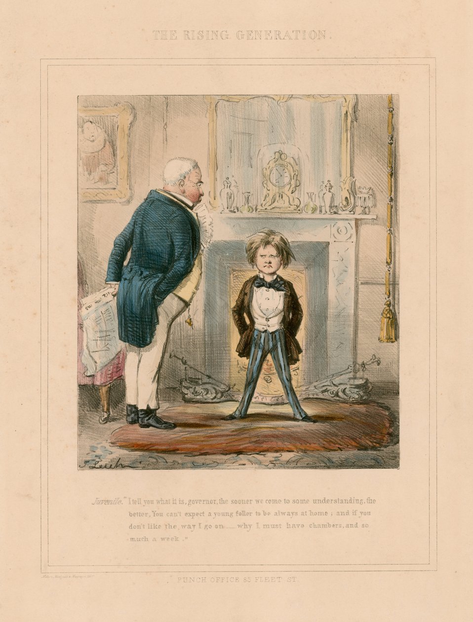 The Rising Generation by John Leech: Buy fine art print