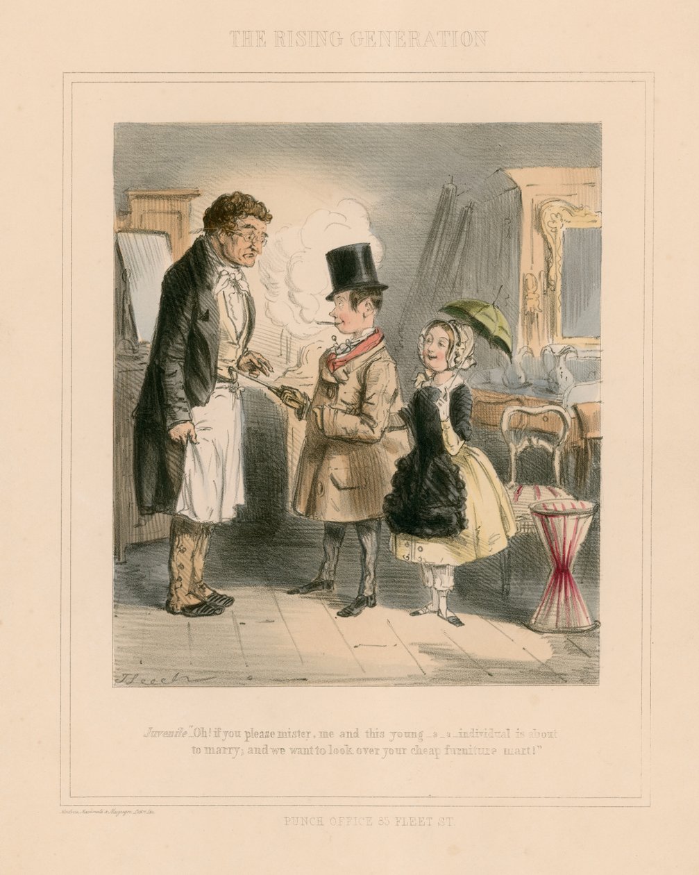 The Rising Generation by John Leech: Buy fine art print