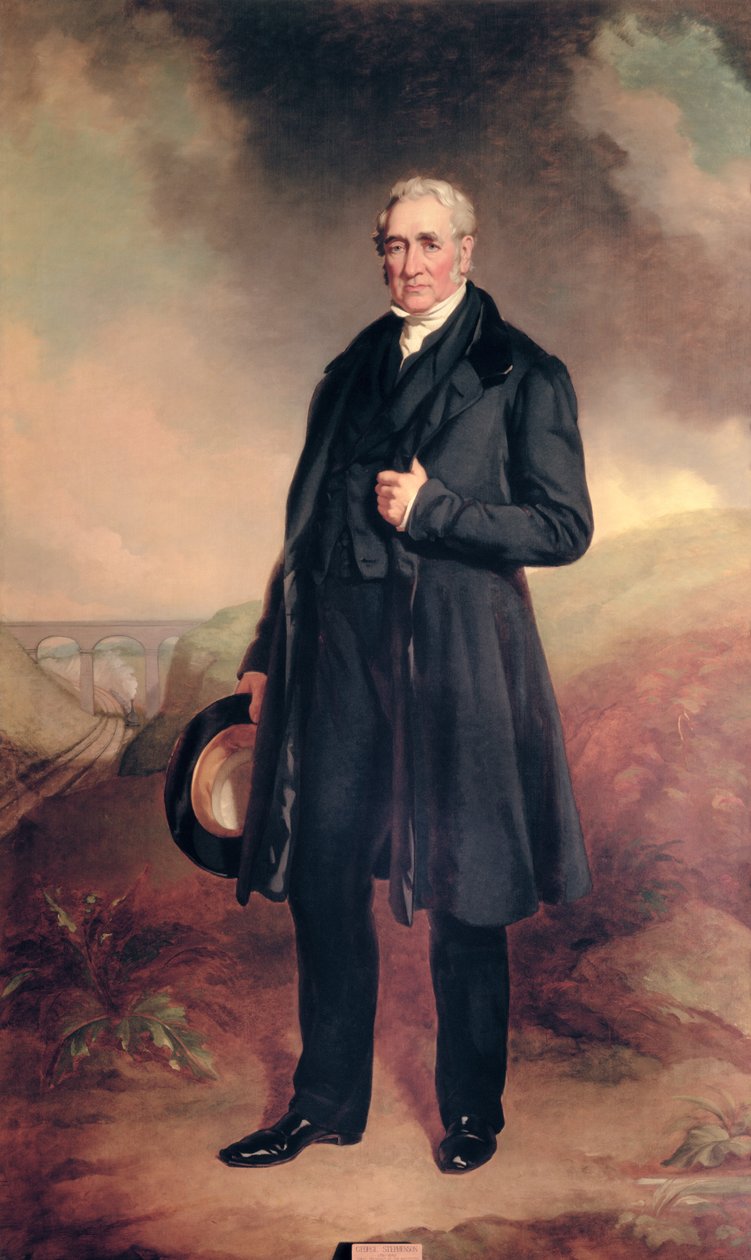 George Stephenson by John Lucas: Buy fine art print