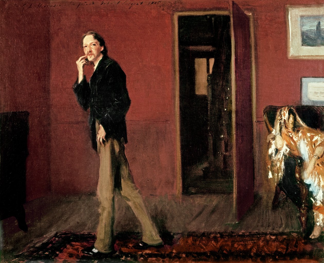 Robert Louis Stevenson and His Wife by John Singer Sargent
