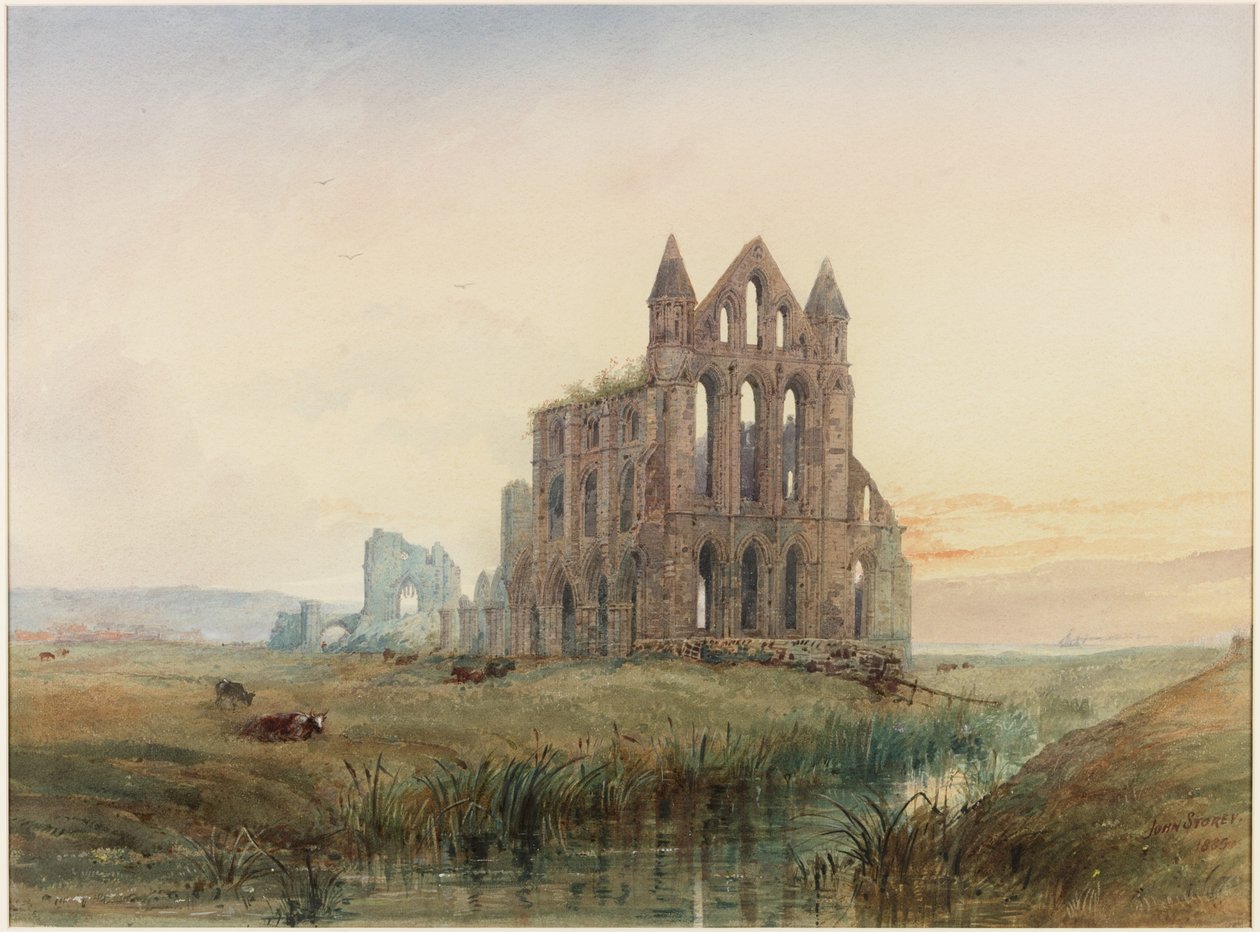 Whitby Abbey by John Storey: High-quality fine art print
