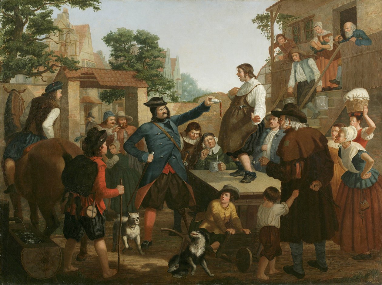 Peter Stuyvesant and the Cobbler by John Whetten Ehninger