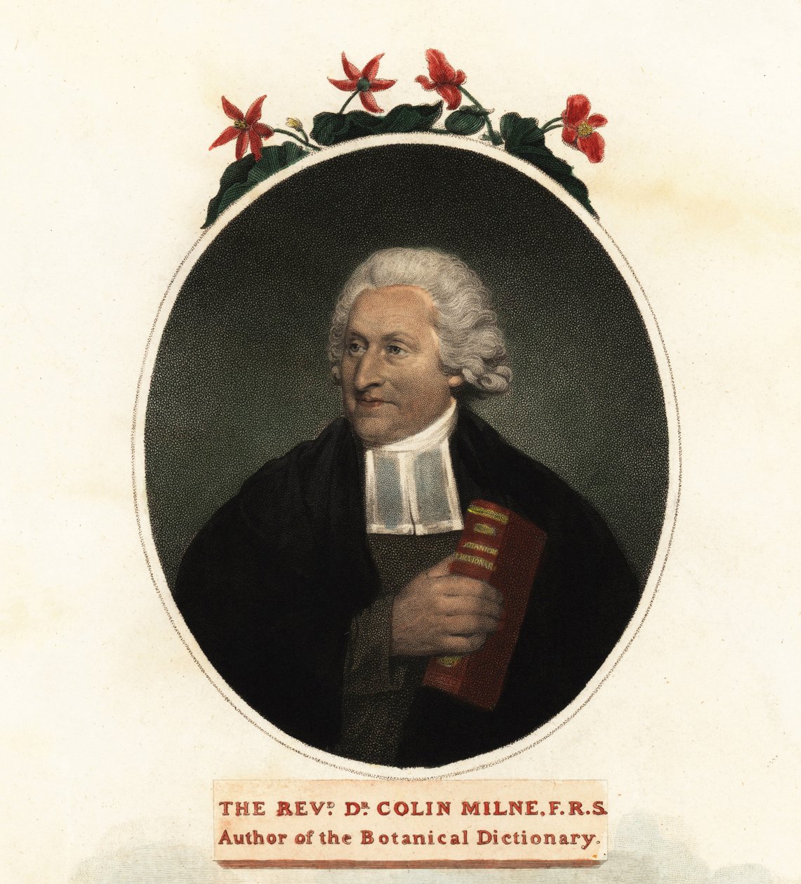 Portrait of Colin Milne, botanist by John (after) Russell