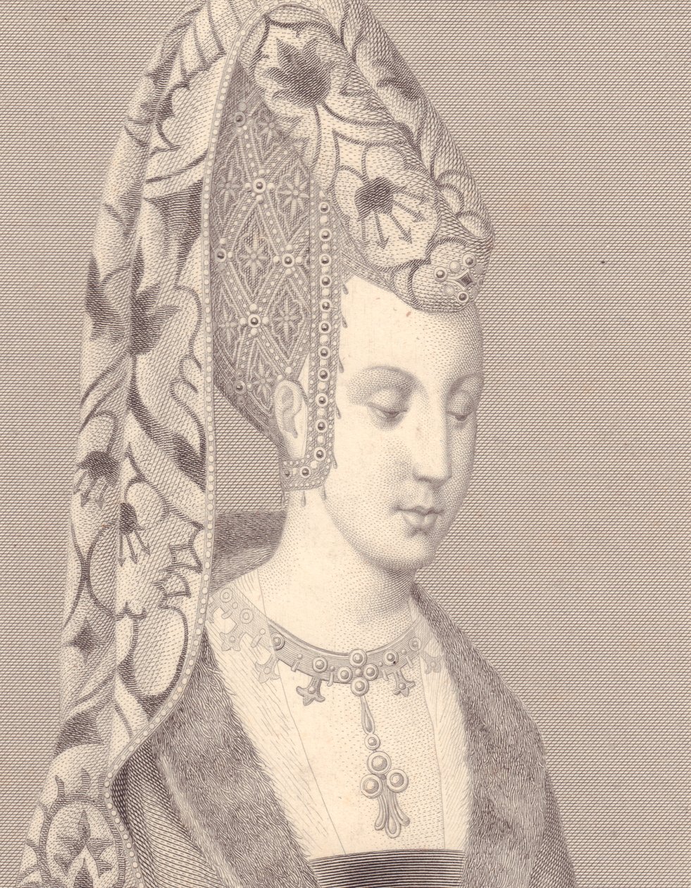Portrait of Isabelle of Bavaria-Ingolstadt, Queen of France